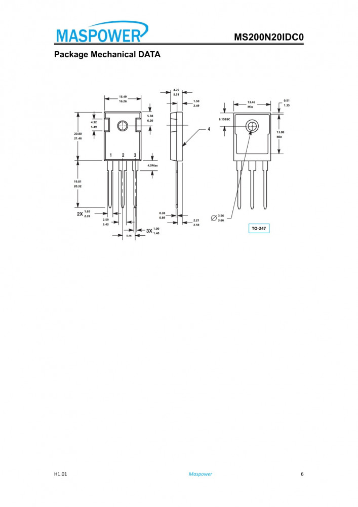 MS200N20IDC0 datasheet page 6