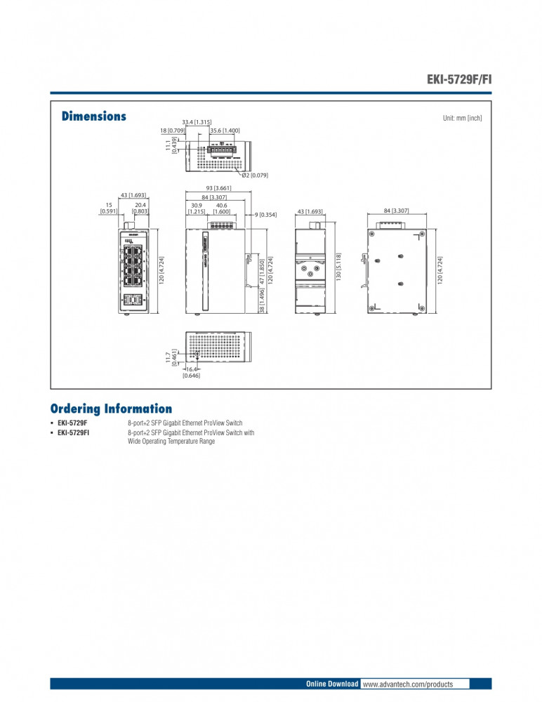 EKI-5729F/FI product documentation page 2