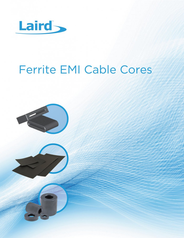 Laird ferrite EMI cable core document page 1