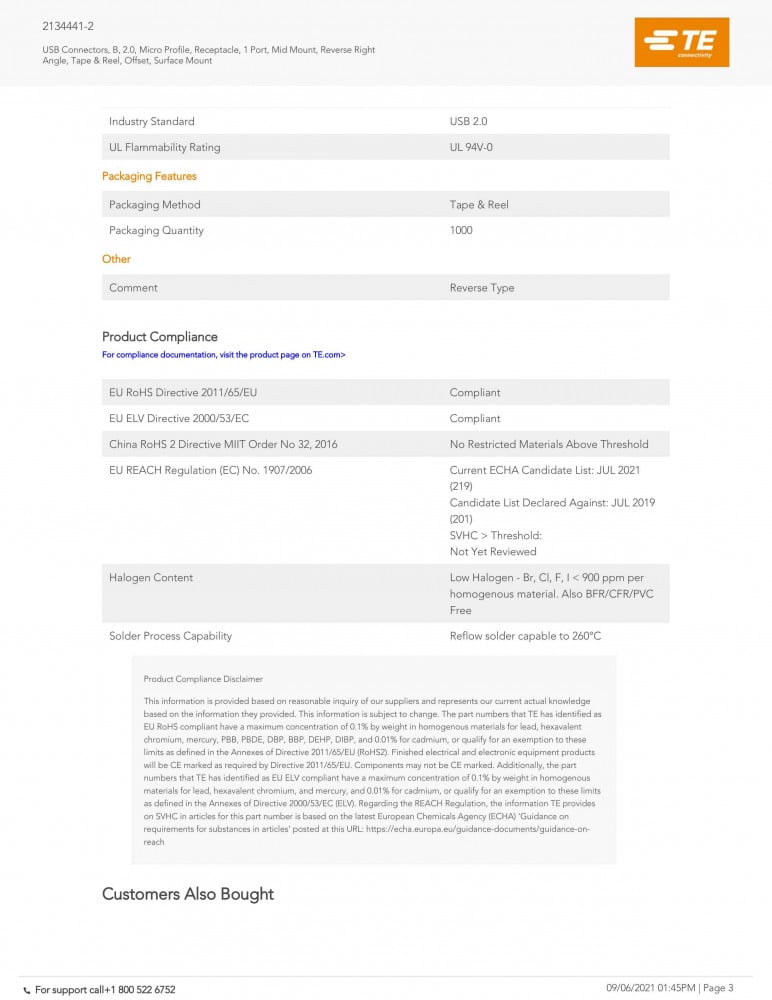 TE Connectivity 2134441-2 document page 3