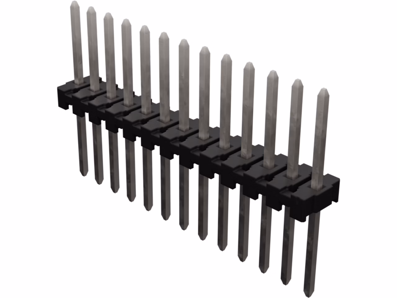 KK 396 Breakaway Header, Vertical, 13 Circuits, Matte Tin (Sn) Plating, Pin Length 30.48mm (1.200