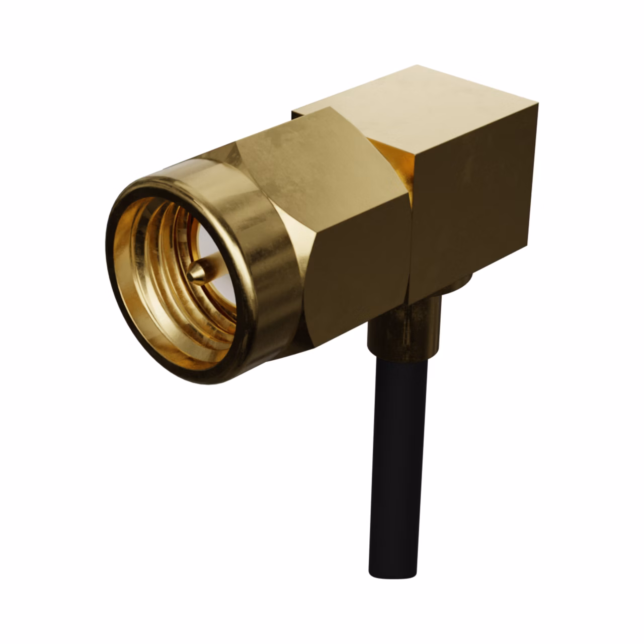 SMA Plug, Right-Angle, Solder, RG-405 (.086