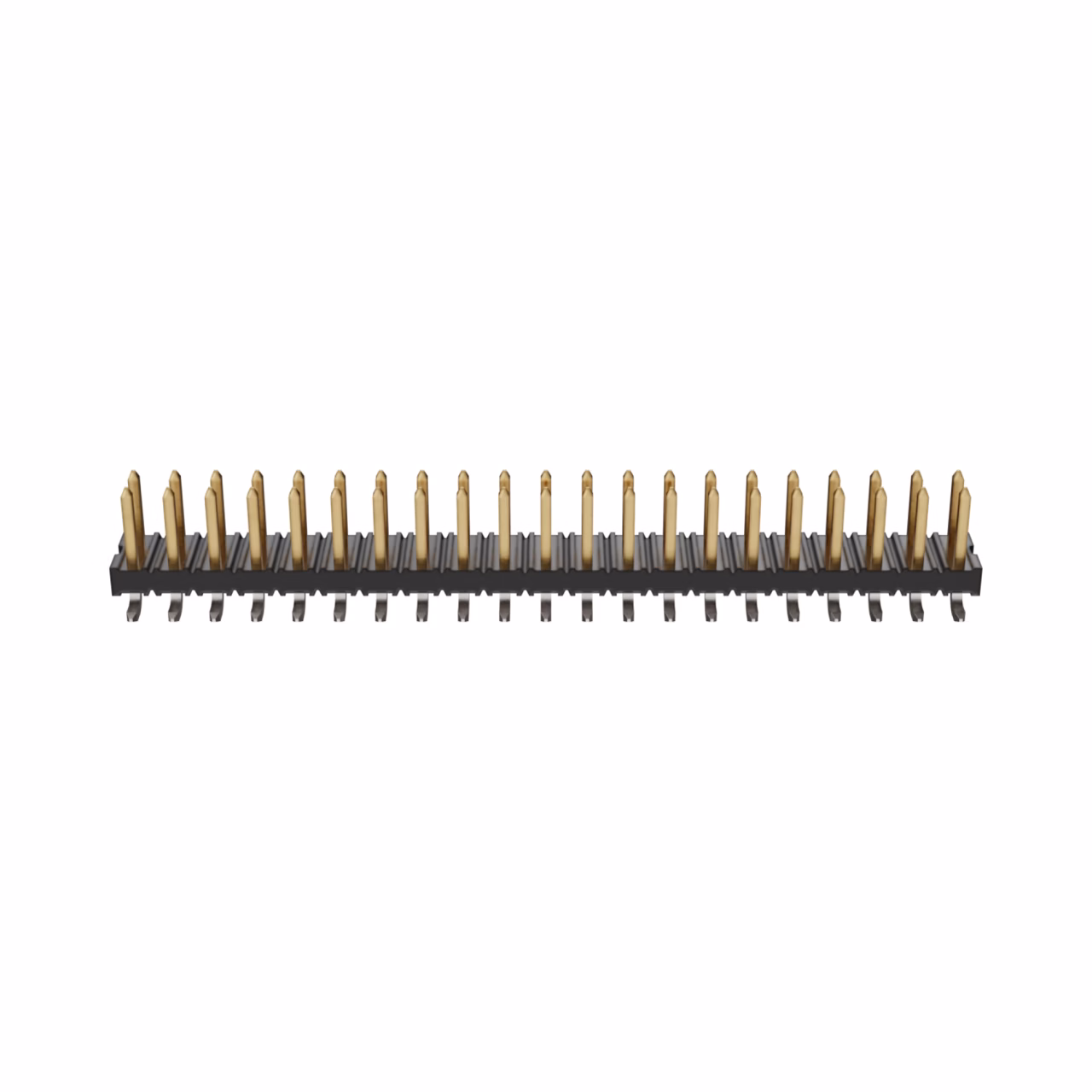 Milli-Grid Header, Vertical, Surface Mount, 42 Circuits, 0.38µm Gold (Au) Plating, Mating Pin Length 3.80mm, Tube, Lead-Free for sale