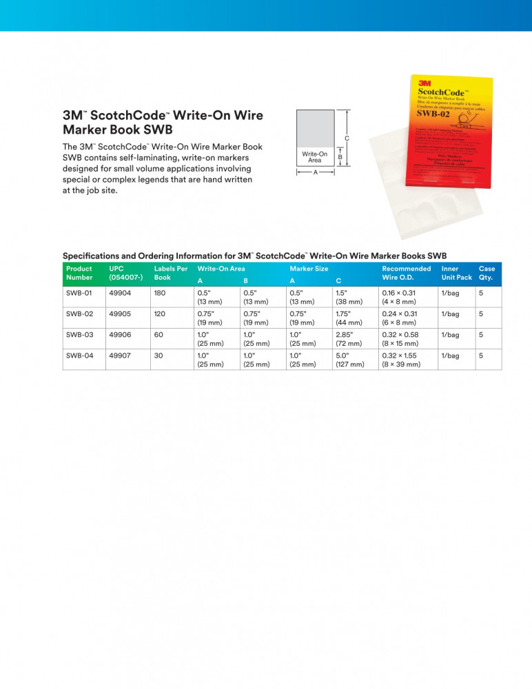 3M ScotchCode technical document page 7