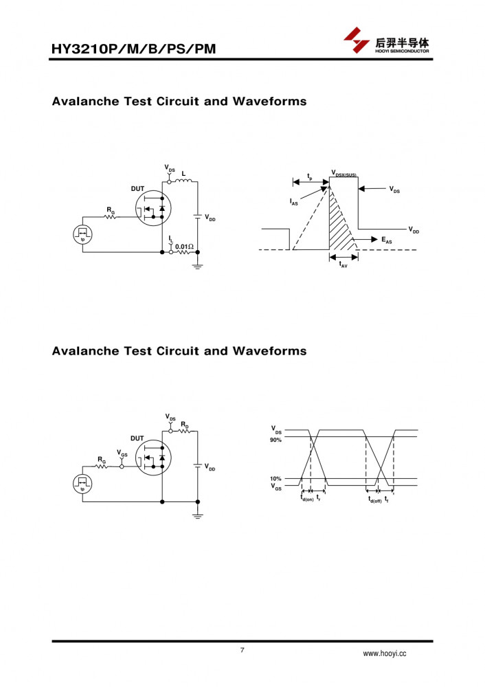 HY3210P datasheet page 7