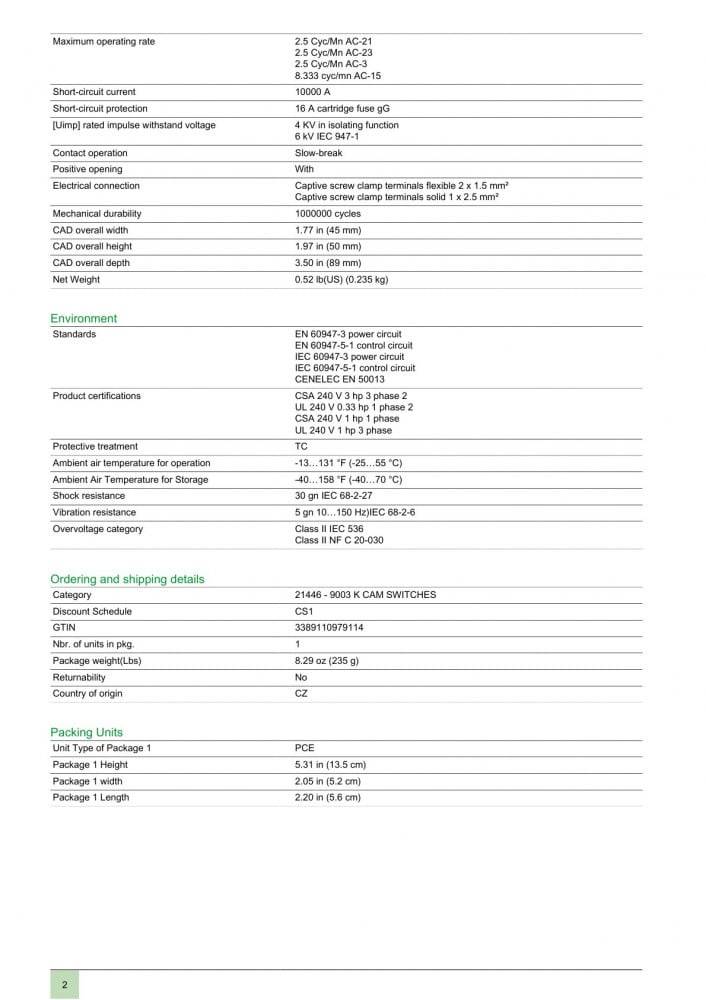 K1I023QCH technical document page 2