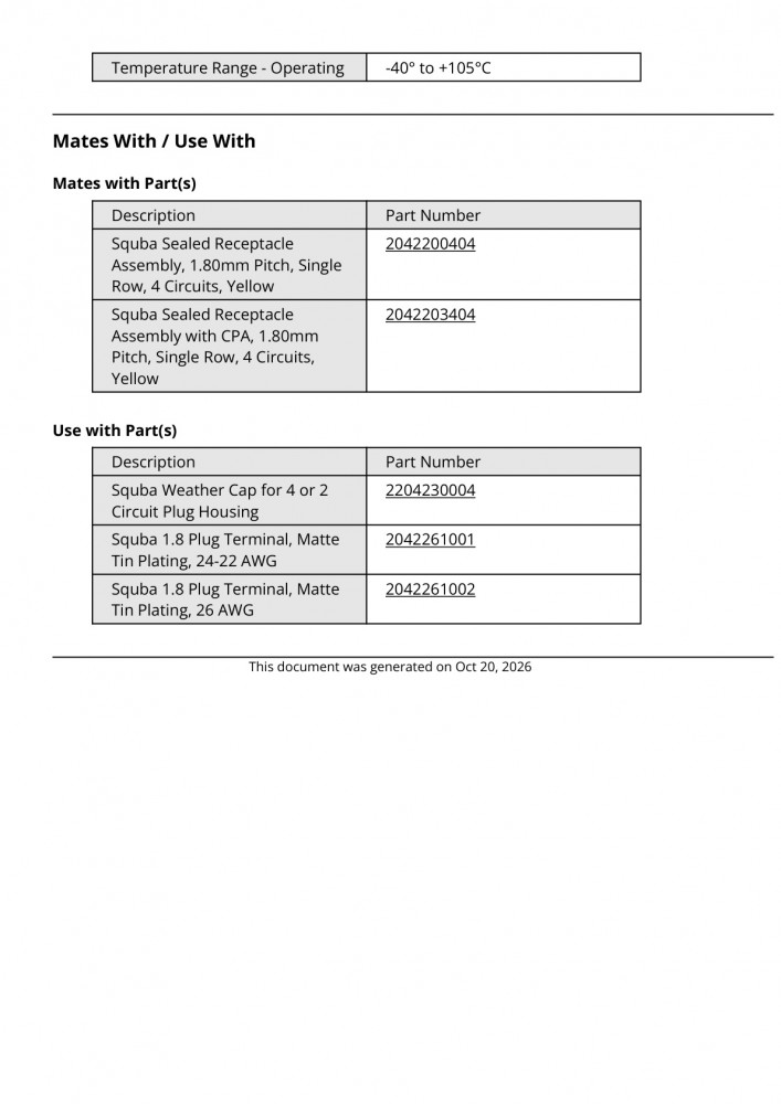MOLEX 2042232404 product document page 3