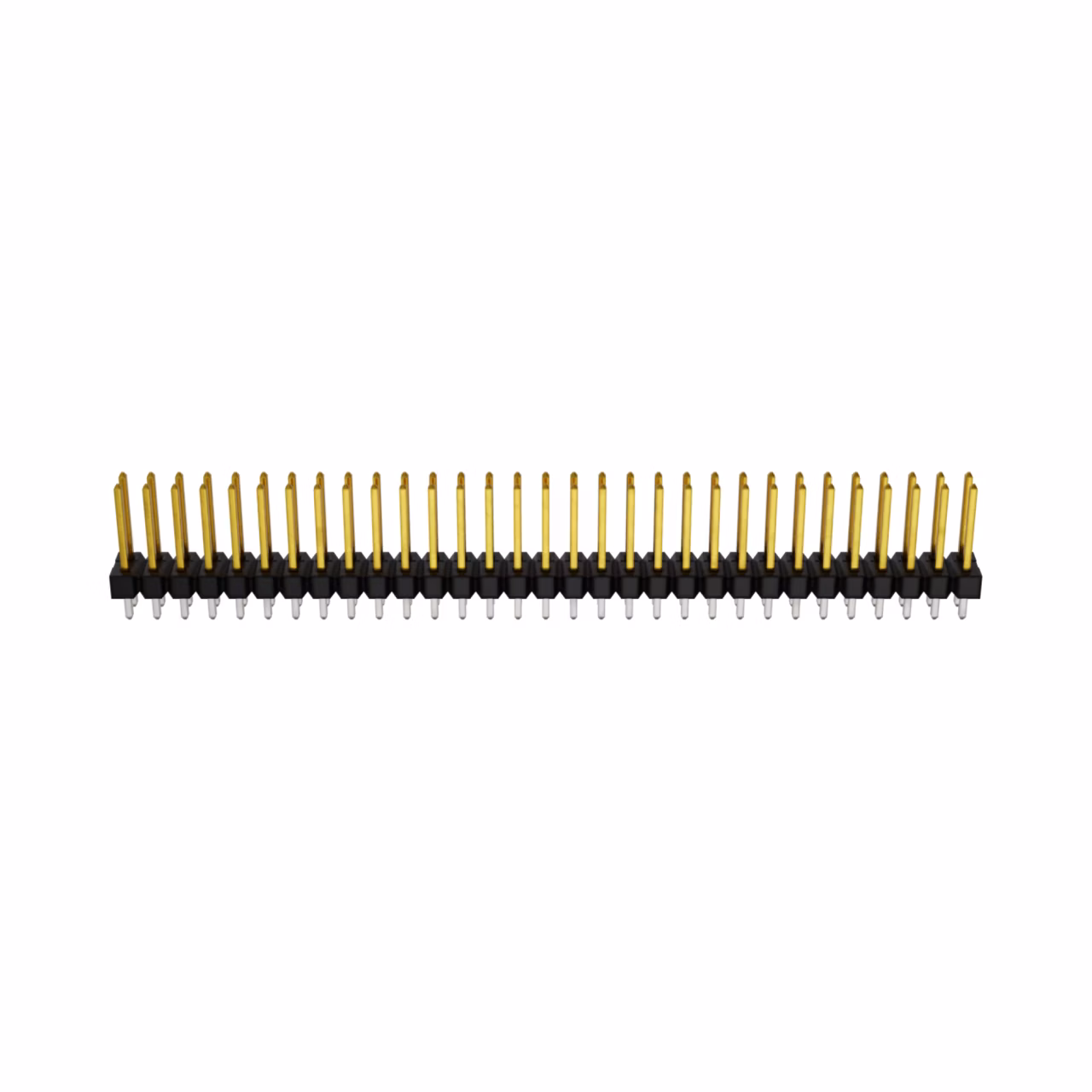 C-Grid Header, 2.54mm Pitch, Through Hole, Dual Row, Vertical, 62 Circuits, 0.75µm Gold (Au) Plating, Tube without Cap Packaging, Lead-Free for sale