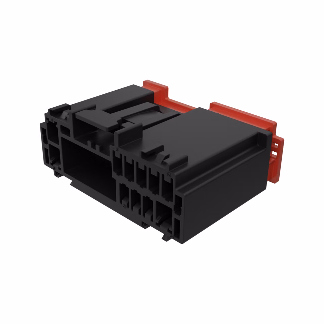 2.54mm, 3.50mm Pitch, H-DAC 64 Hybrid Female Harness Assembly, 24 Circuits, Polarization Option B without Bridge, Black for sale