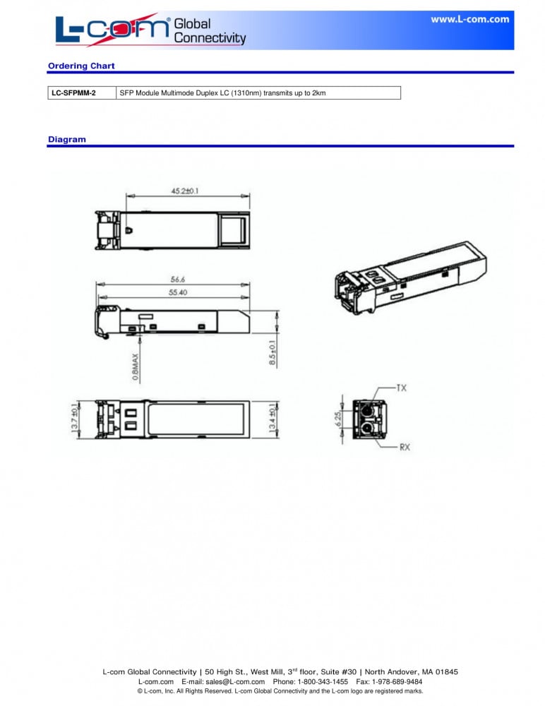 LC-SFPMM-2 technical document page 2