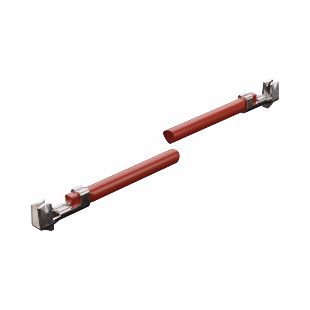 Pre-Crimped Lead PicoBlade Female-to-PicoBlade Female, Tin (Sn) Plating,  304.00mm Length, 28 AWG, Red for sale