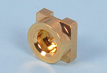 SMP Plug, Straight, Limited Detent, PCB, Edge Mount, Tape and Reel, 50 Ohms