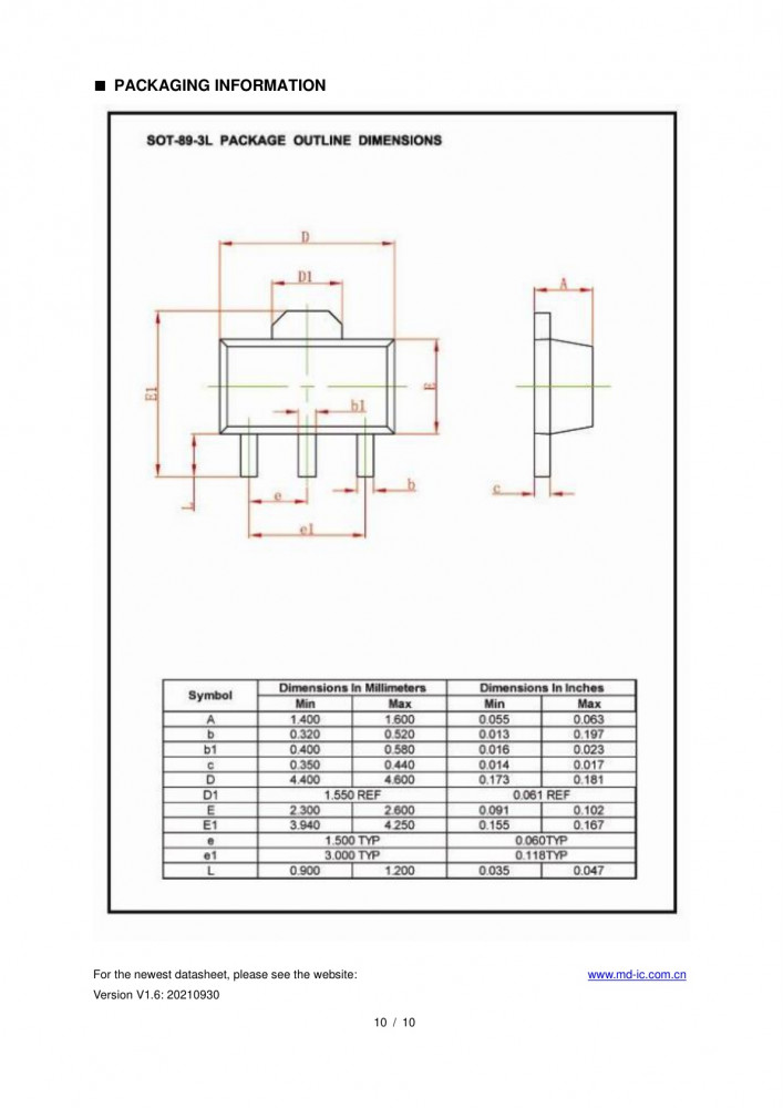 MD8336 datasheet page 10