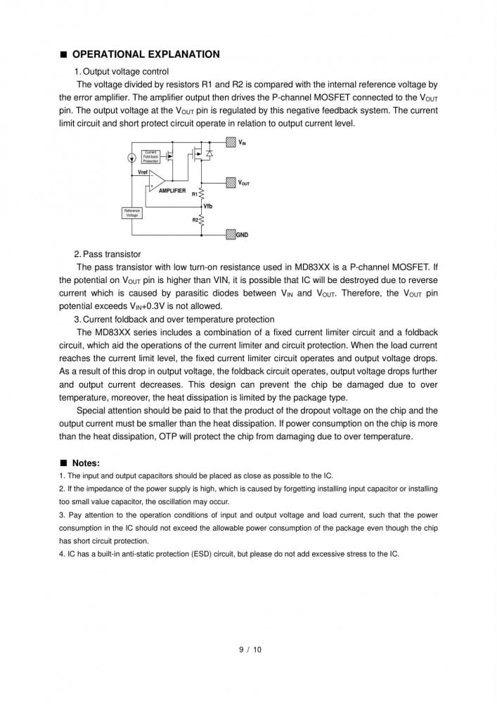 MD8336 datasheet page 9