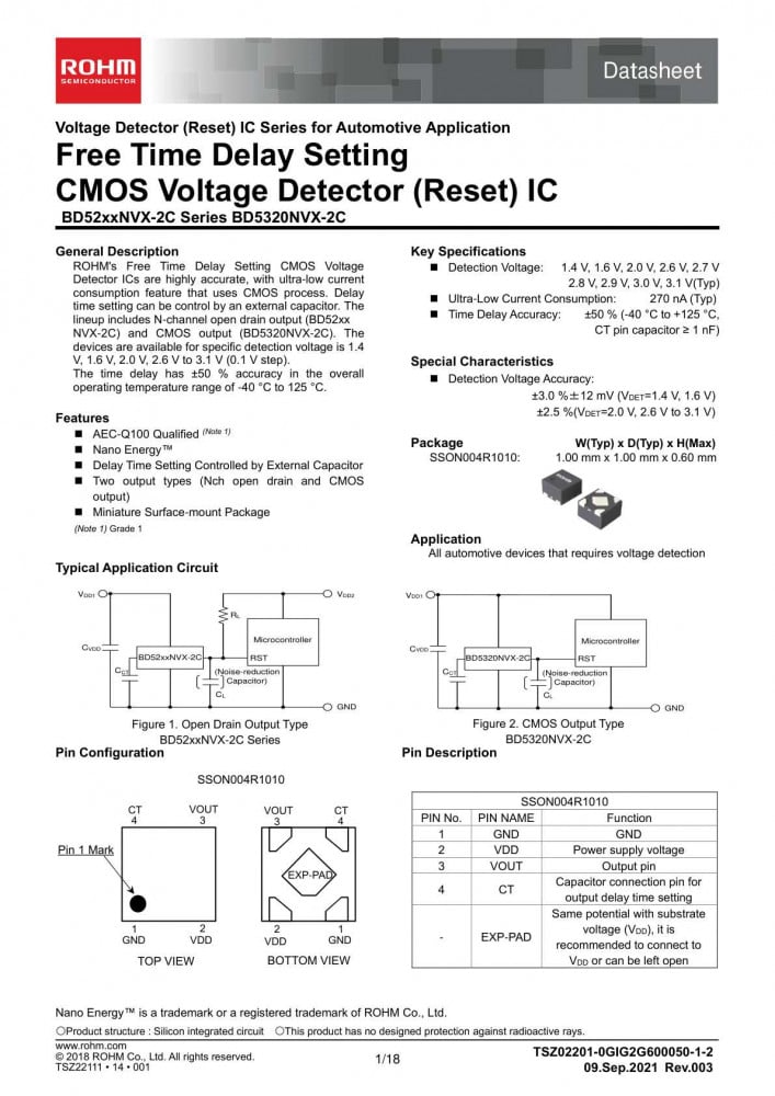 BD5320NVX-2CTL datasheet page 1