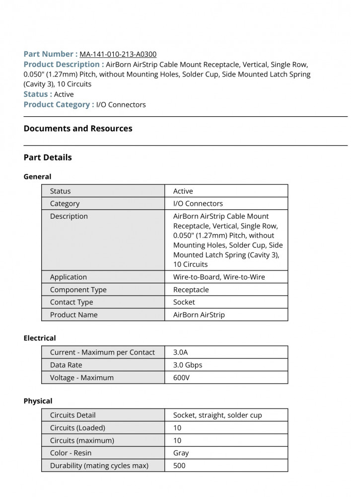 Technical document image 1 for MA-141-010-213-A0300
