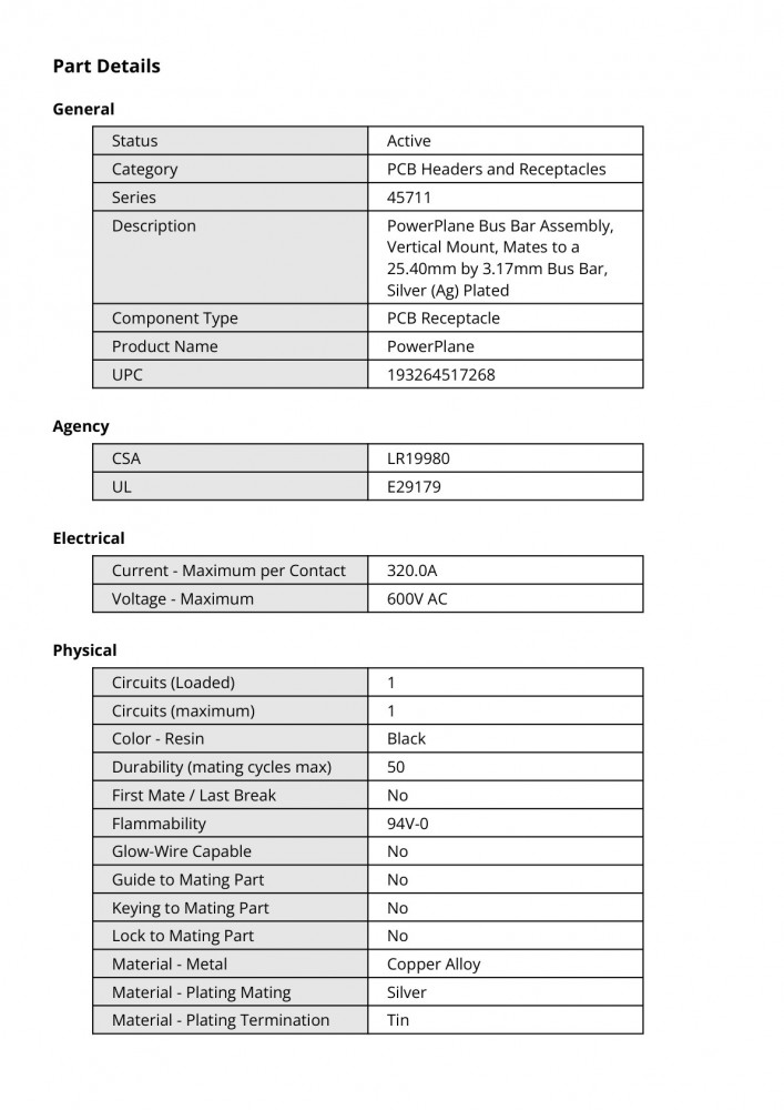 MOLEX 457112000 technical document, page 2