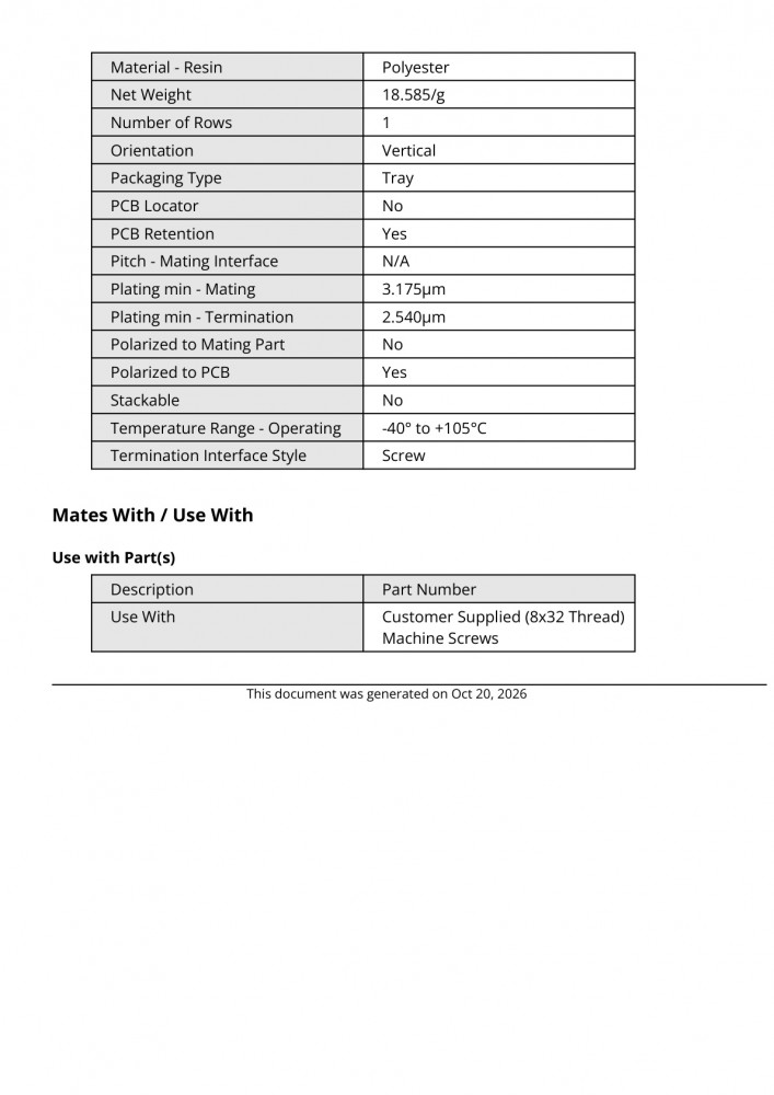 MOLEX 457112000 technical document, page 3