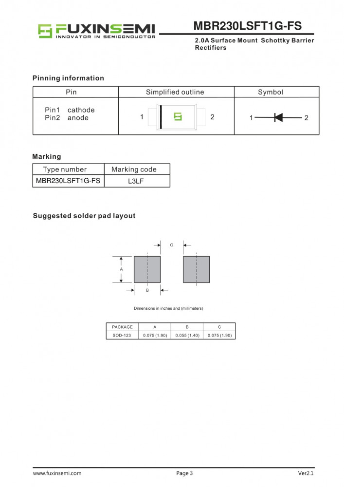 MBR230LSFT1G-FS datasheet page 3