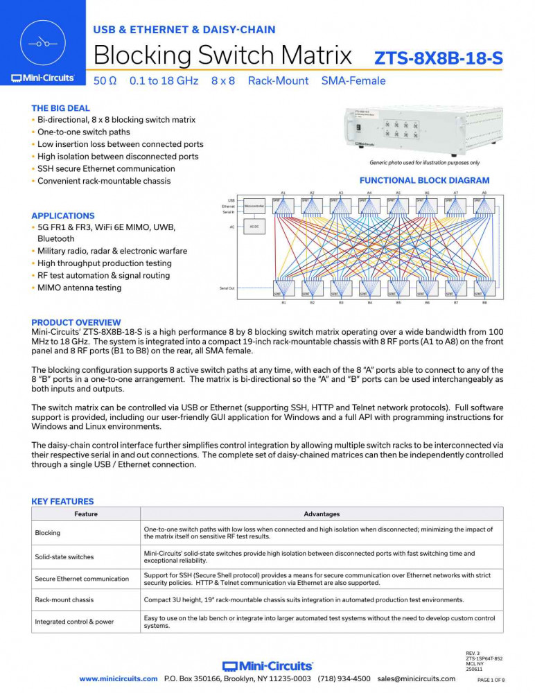 ZTS-8X8B-18-S datasheet page 1
