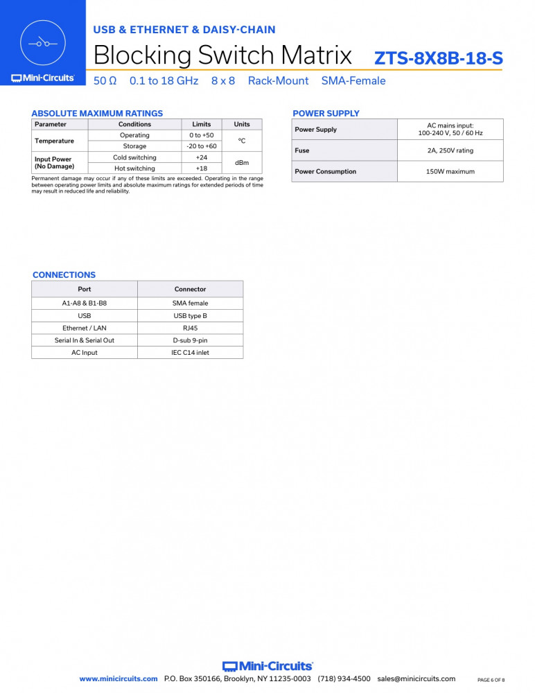 ZTS-8X8B-18-S datasheet page 6