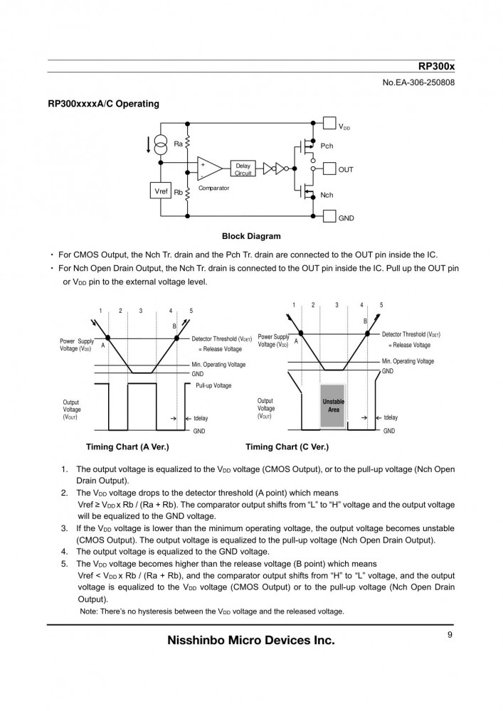 RP300 technical document page 9