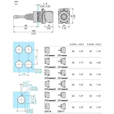 Schneider XD5PA12 Navigation Switch Joystick Chip for sale