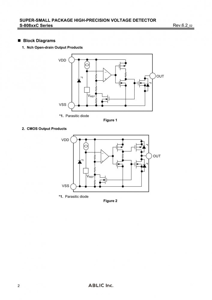 ABLIC S-808xxC datasheet page 2