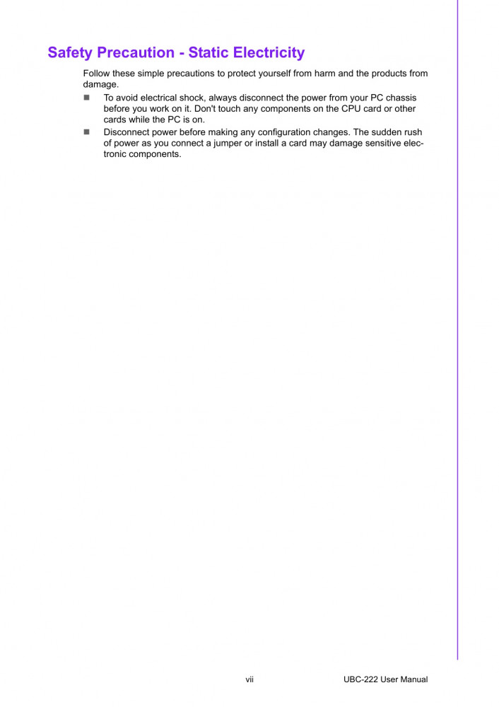 UBC-222 manual page 7