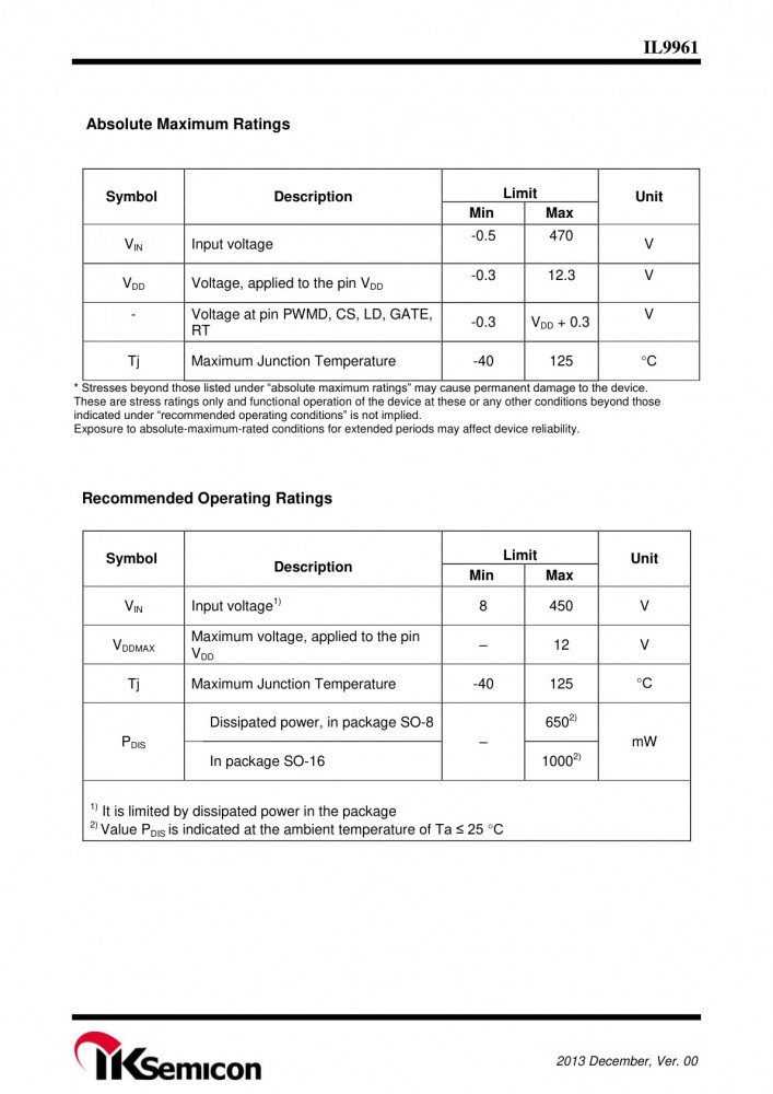 IL9961DT technical document page 5