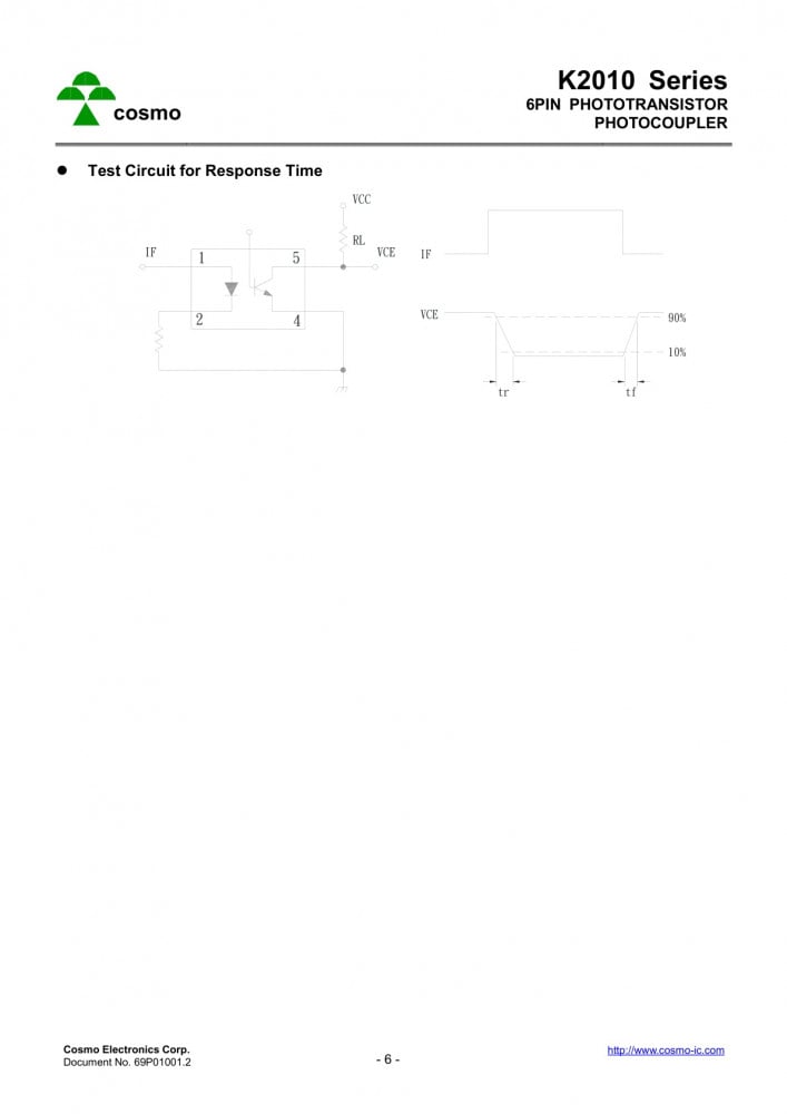 Cosmo K2010 datasheet page 6