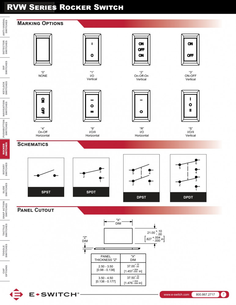 RVW Series datasheet page 7