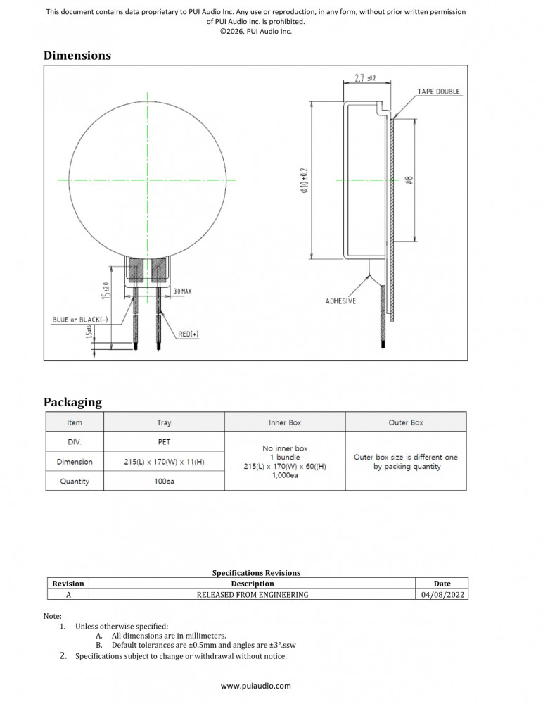 HD-EMC1003-2-LW15-R datasheet, page 3