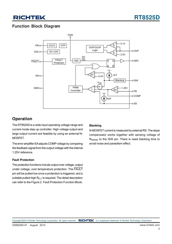 RT8525D technical document page 3