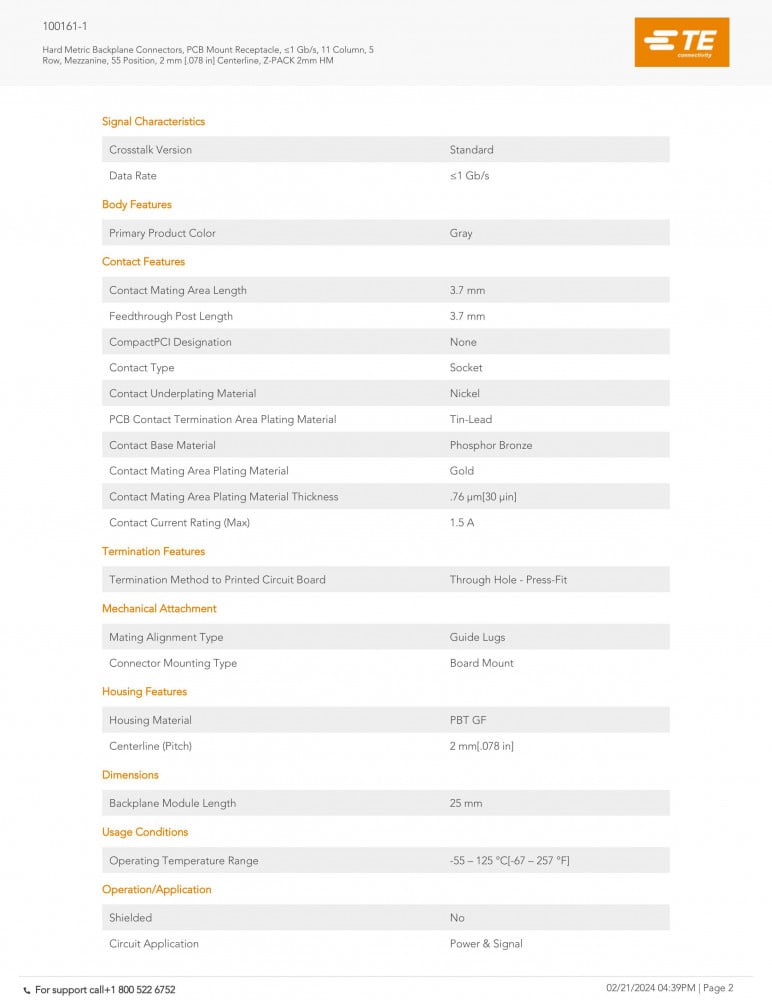 100161-1 technical document page 2