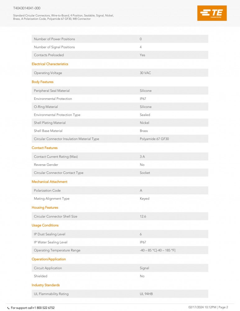 T4043014041-000 technical document page 2