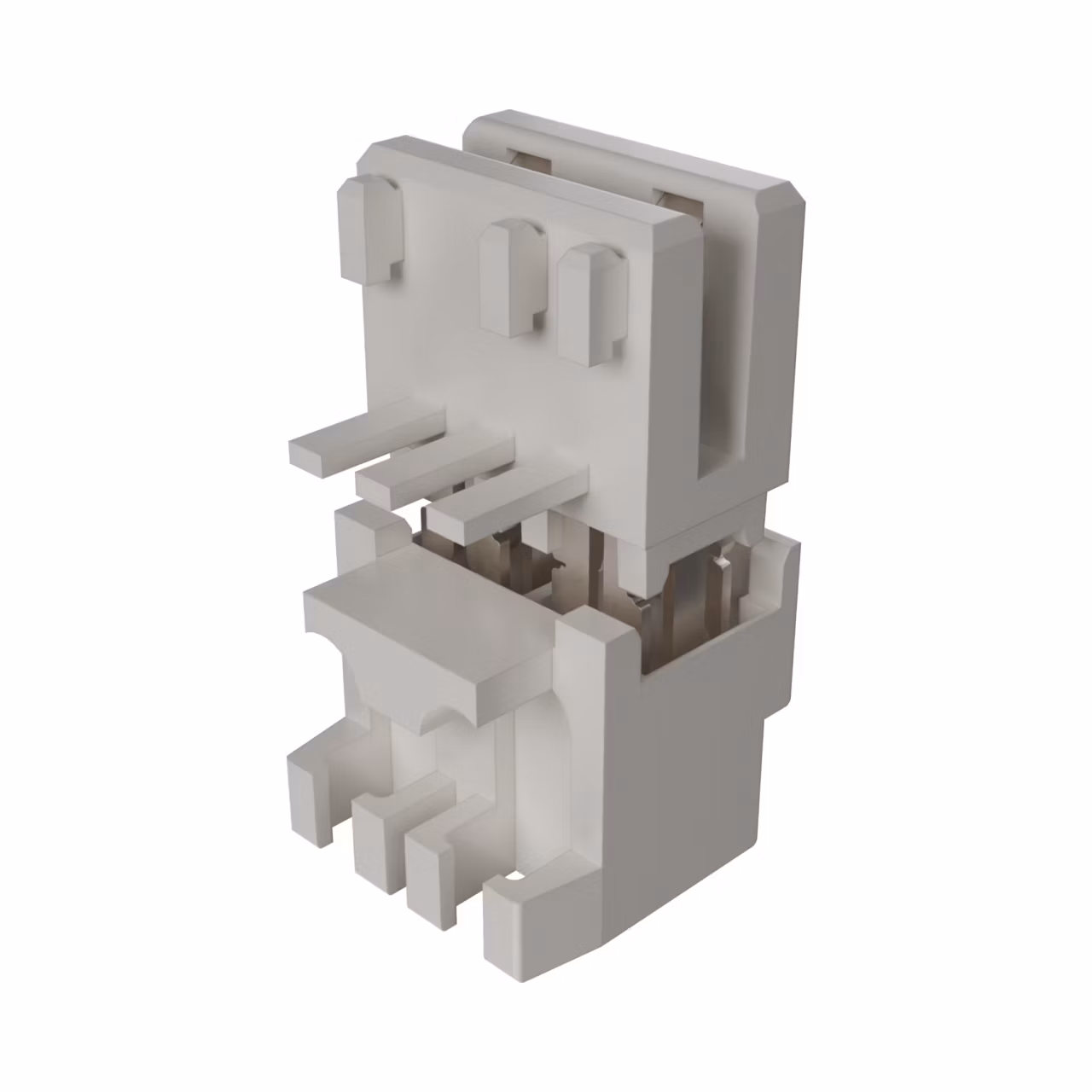 Appli-Mate RAST Power IDT Housing, 5.00mm Pitch, Direct/Indirect, Female, 2 Circuits, Code Key B Removed, Open End Walls for sale