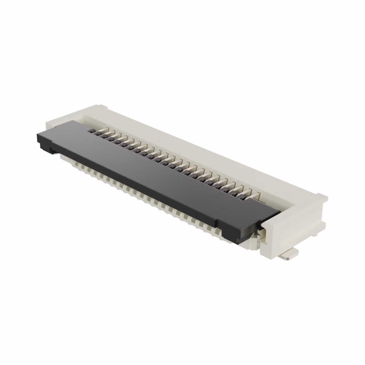 Easy-On FFC/FPC Connector, 0.50mm Pitch, 1.90mm Height, Single Bottom Contact (FS19), Right-Angle, Surface Mount, ZIF, 22 Circuits, Tin-Bismuth Plating for sale