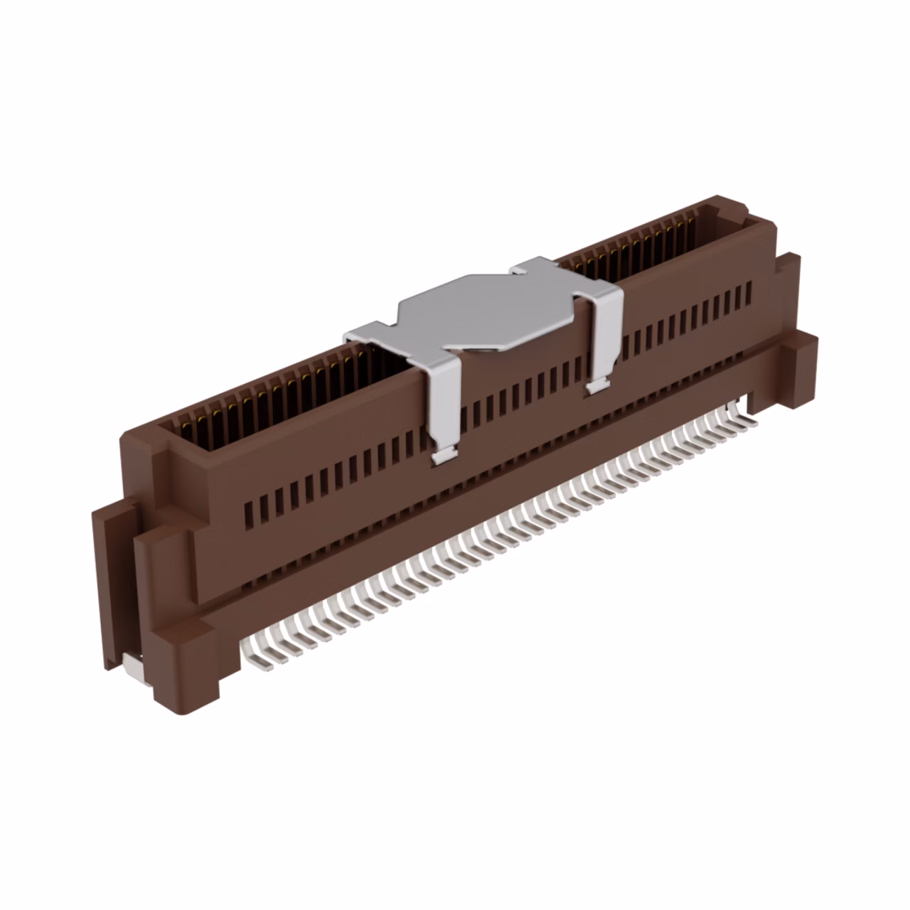 SlimStack Board-to-Board Connector, 0.635mm Pitch, 0.635 Series, Plug, 9.00 or 15.00mm Mated Height, 6.40mm Mated Width, 80 Circuits, with Embossed Tape with Cover Packaging for sale