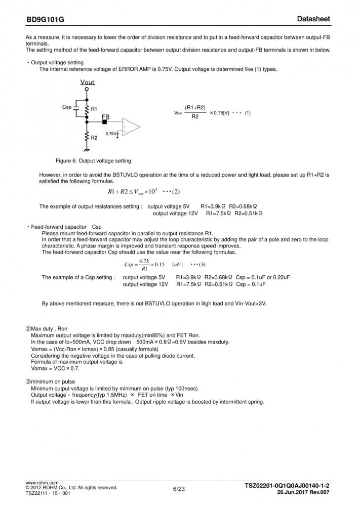 BD9G101G-TR datasheet page 6