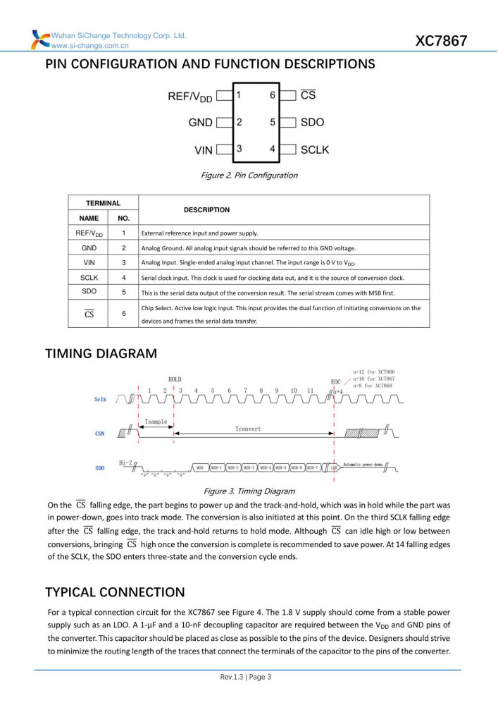 XC7867 datasheet page 3