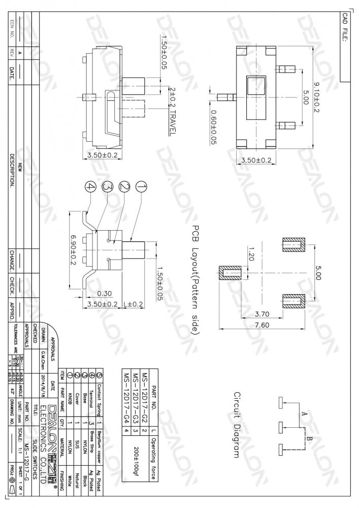 DEALON MS-12D17-G2 document page 1