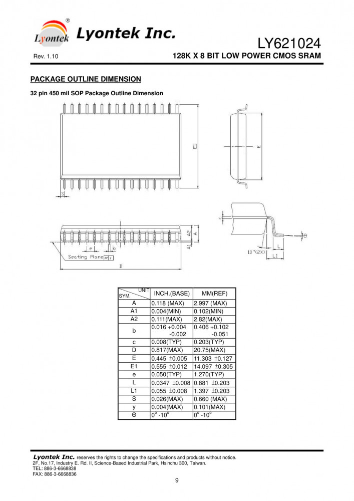 LY621024 datasheet page 10