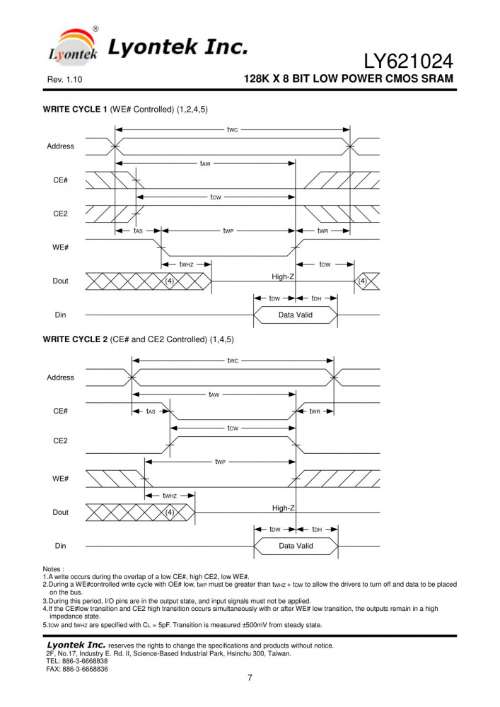 LY621024 datasheet page 8