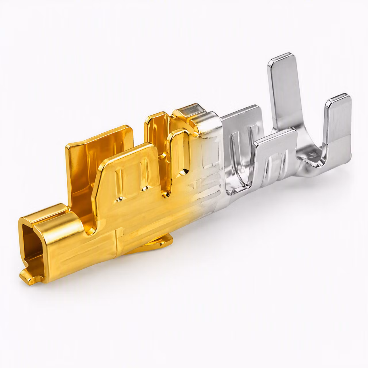 3.96mm (.156”) Pitch MarKK Crimp Terminal, 20-18 AWG, Tin (Sn) over Nickel (Ni) With Select Gold (Au) Plating, Bag