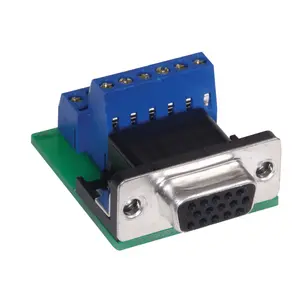 Audio/Video Connector, D-Sub, 15-Pin VGA, ScrewTerminal, 10 Pack for sale