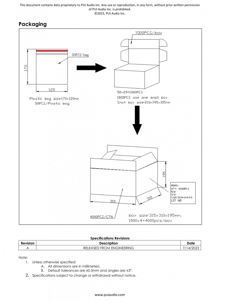 ABLF3529S-LW90 datasheet page 2