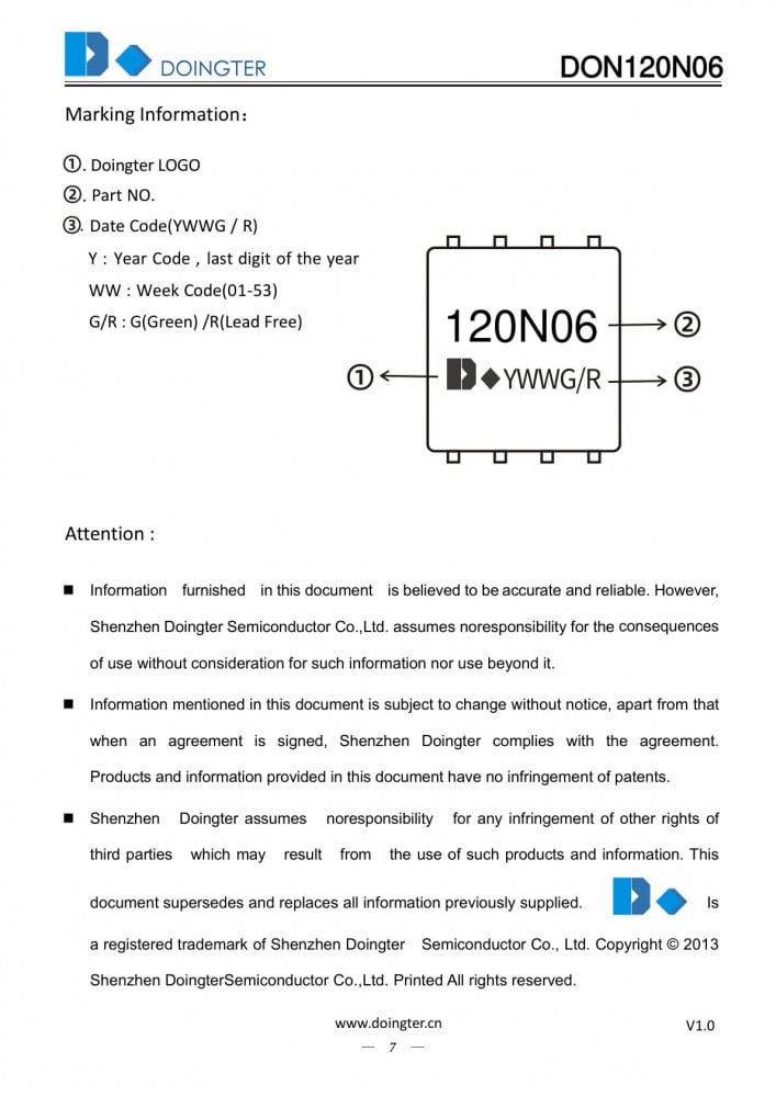 DON120N06 datasheet page 7