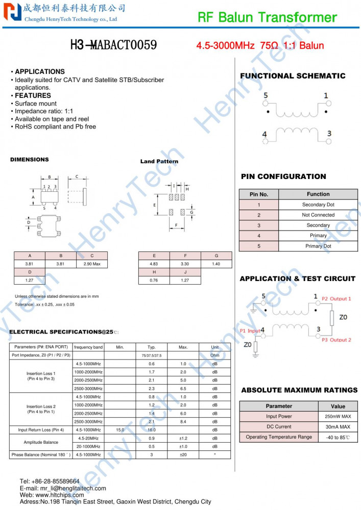 H3-MABACT0059 technical document page 1