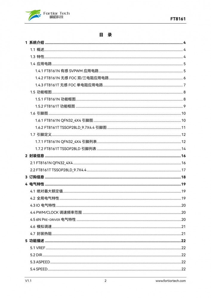 FT8161N datasheet page 2